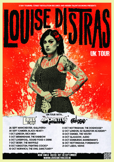 Louise Distras Announces New Single And Tour - ThePunkSite.com