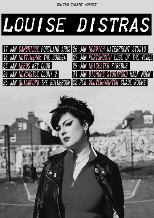 Louise Distras Announces 2019 UK Tour Dates - ThePunkSite.com