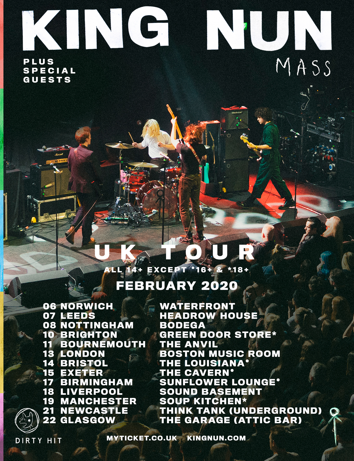 King Nun Announce 2020 UK Tour Dates - ThePunkSite.com