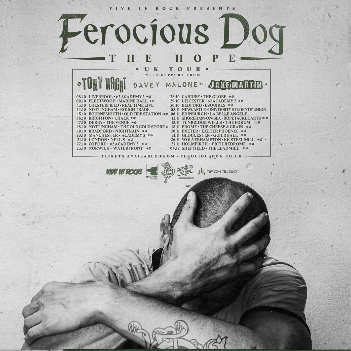 Ferocious Dog, Newcastle Universities Students Union, 5th November 2021 ...