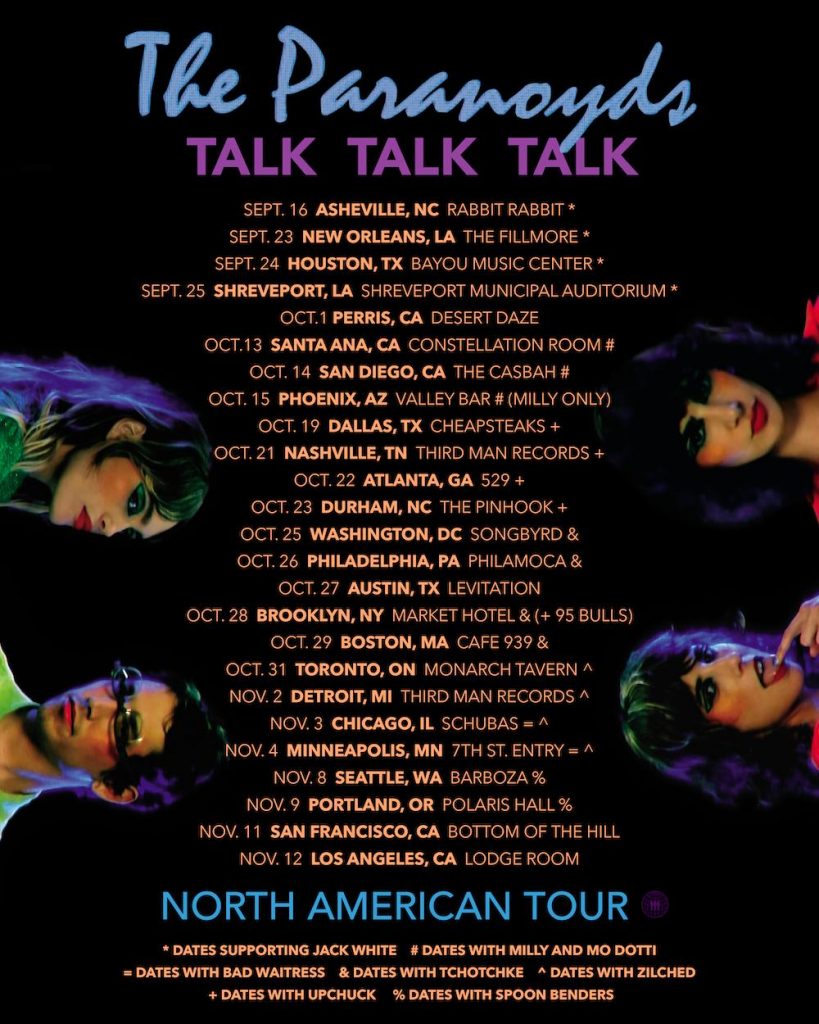 The Paranoyds Release New Album “Talk Talk Talk” Ahead Of US & UK Tour ...
