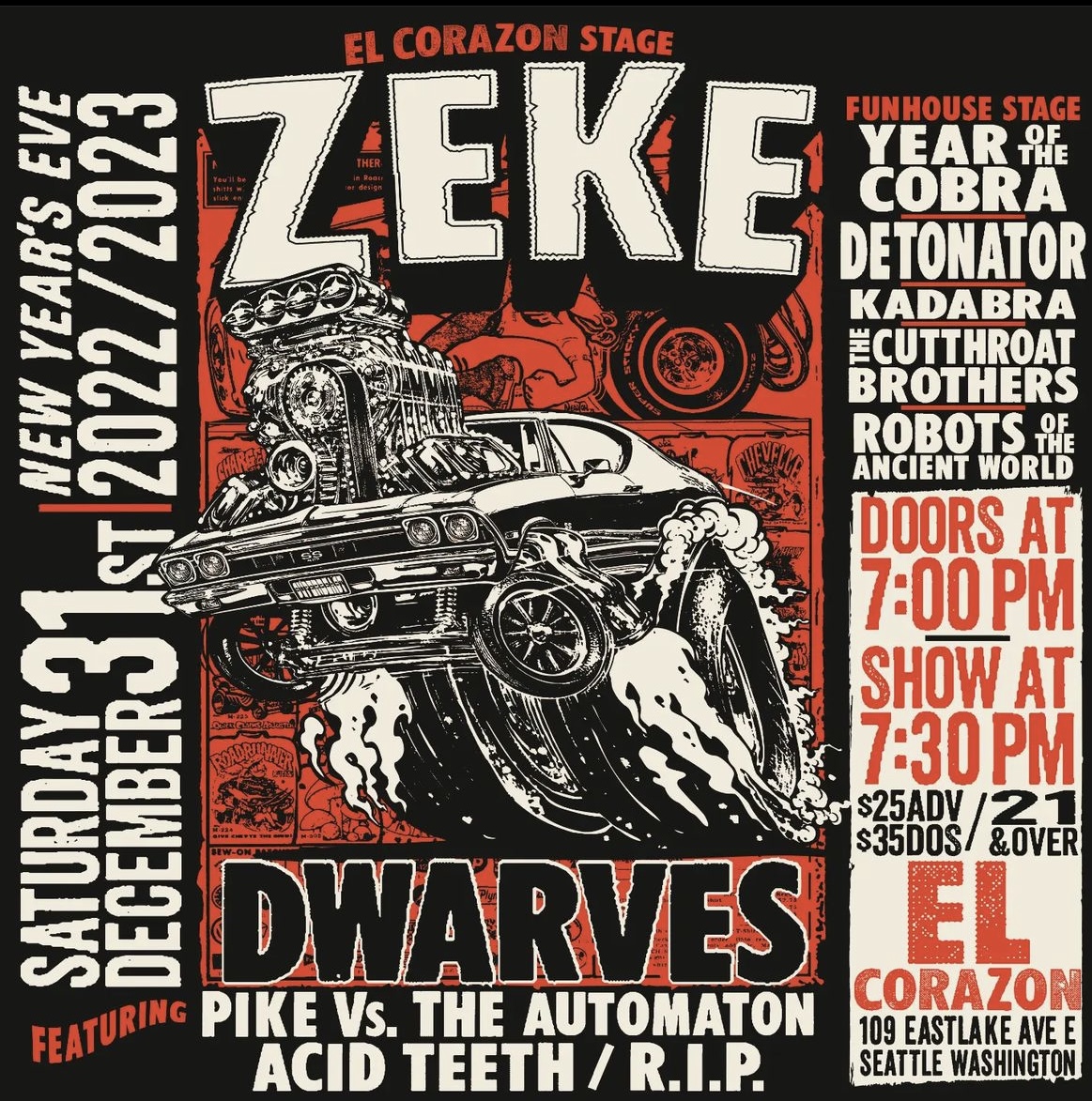 Dwarves Deliver A Fistful Of Vinyl Reissues & Announce End Of Year US ...