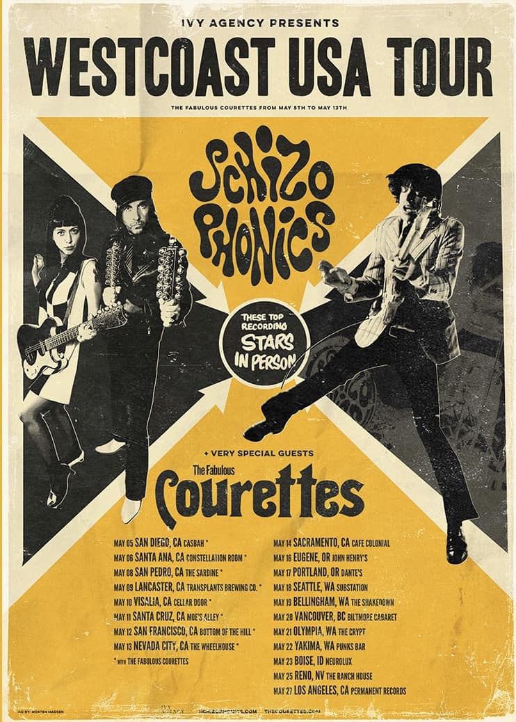 The Courettes Release “Boom! Dynamite” Compilation & Commence North ...