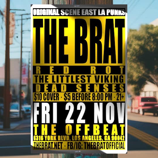 The Brat: Live In Los Angeles - ThePunkSite.com